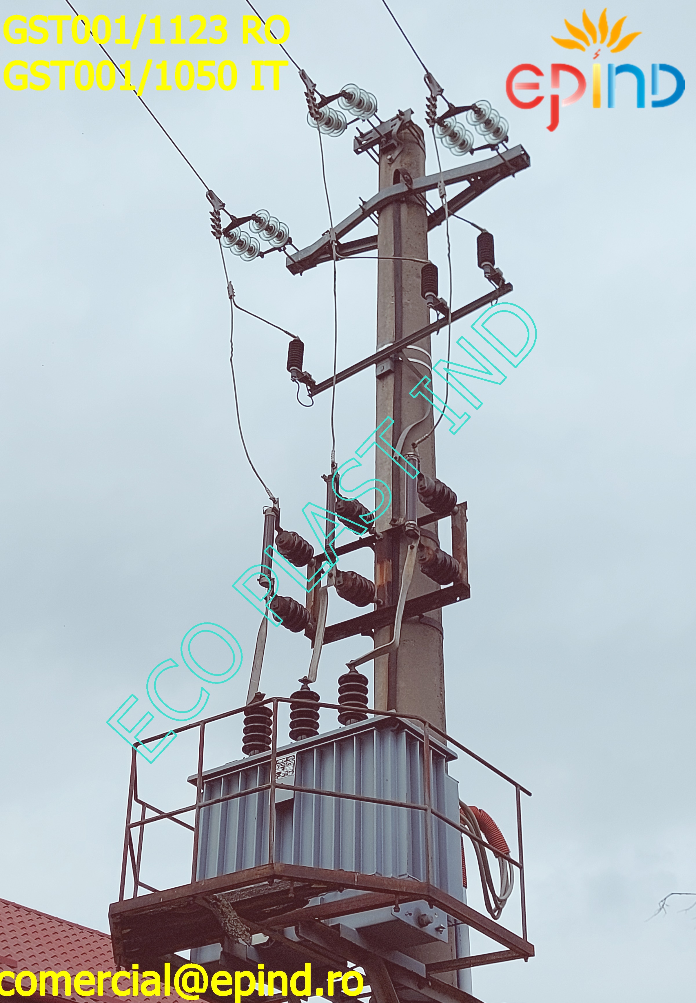 Transformator ulei, 100 kVA, 20/10/0.4 kV, Ecodesign T2, borne MT/JT ...